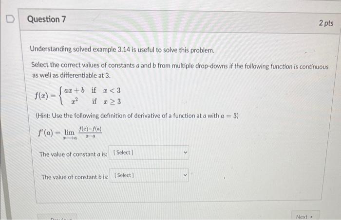 Solved Understanding solved example 3.14 is useful to solve | Chegg.com