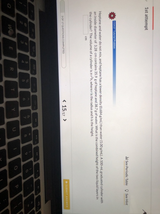 Solved 1st attempt See Periodic Table See Hint COAST | Chegg.com