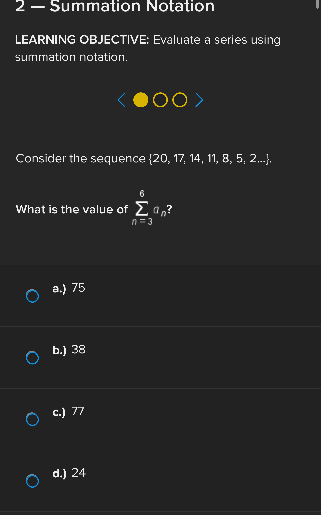 Solved 2 - Summation NotationLEARNING OBJECTIVE: Evaluate a | Chegg.com Solved 2 - Summation NotationLEARNING OBJECTIVE: Evaluate a | Chegg.com