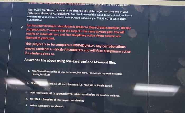 Solved Demand Estimation - This demand estimation project is | Chegg.com