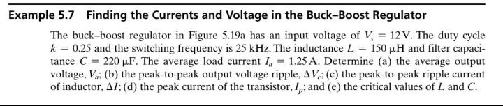 Solved Using MATLAB/SIMULINK build a buck-boost converter | Chegg.com