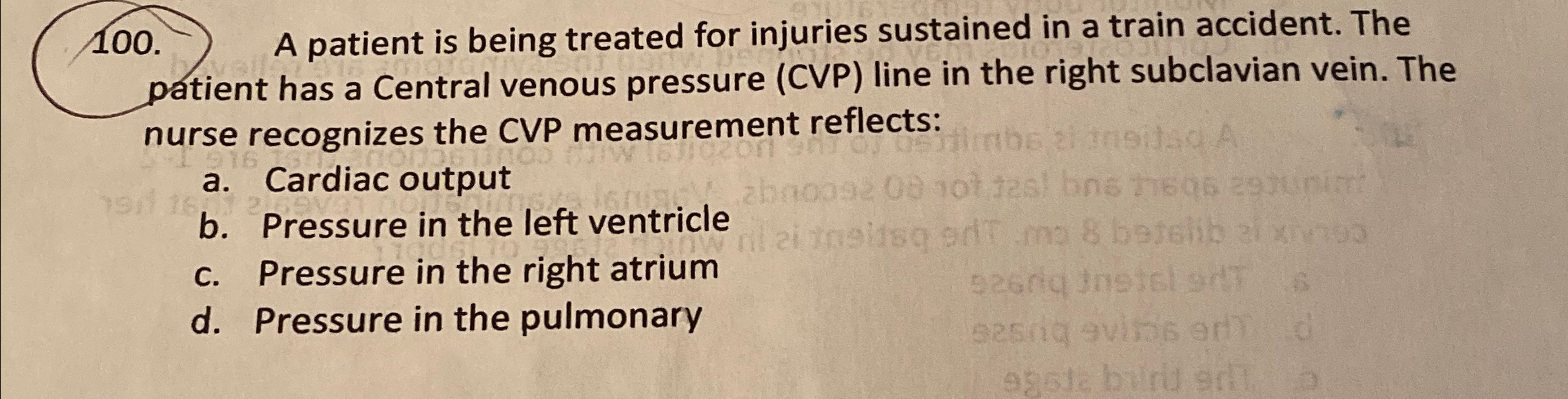 Solved A patient is being treated for injuries sustained in | Chegg.com
