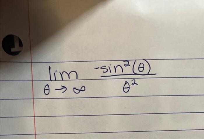 Solved θ2−sin2(θ) | Chegg.com