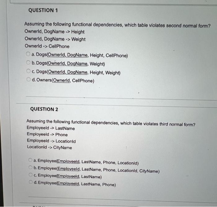 Solved QUESTION 1 Assuming the following functional | Chegg.com