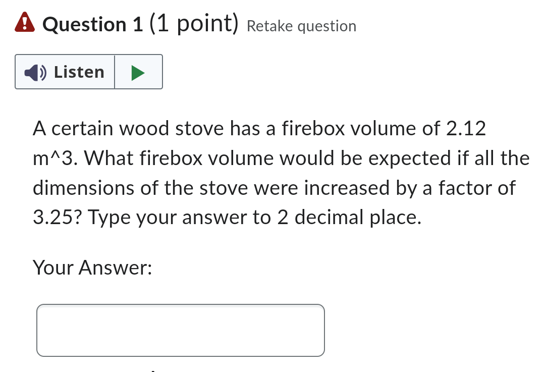 Solved A Question 1 (1 point) Retake question A certain wood | Chegg.com