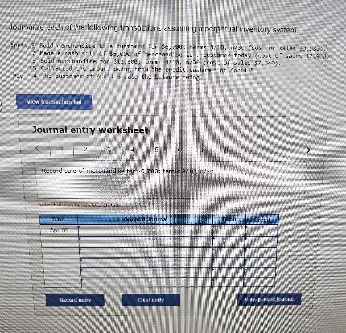 Solved Journalize each of the following transactions | Chegg.com