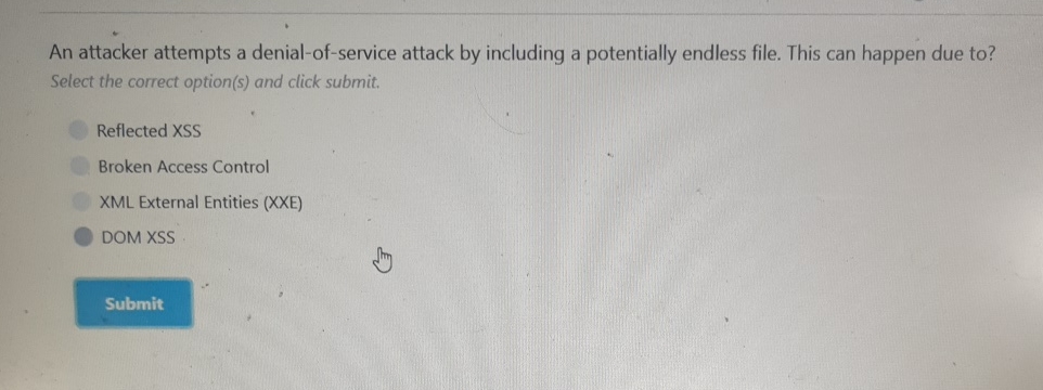 Solved An attacker attempts a denial-of-service attack by | Chegg.com