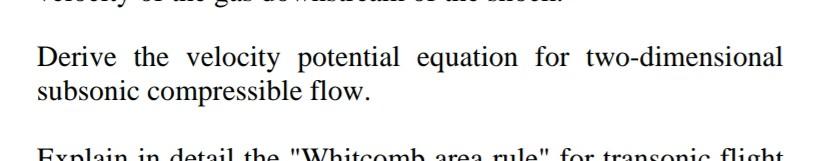 Solved Derive the velocity potential equation for | Chegg.com