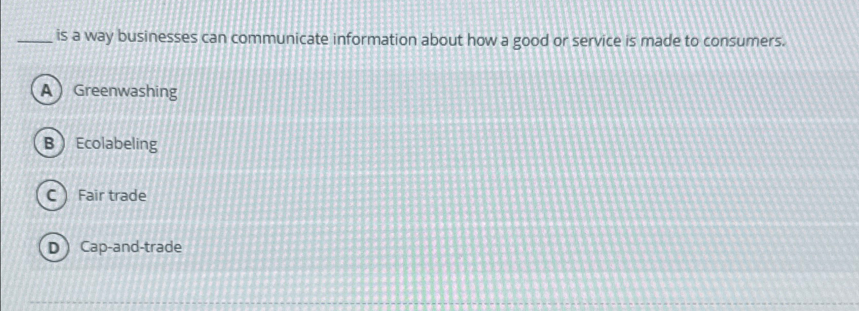 Solved is a way businesses can communicate information about | Chegg.com