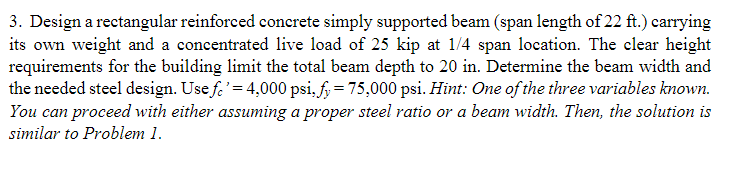 Solved Civil engineering concrete question. Use ACI 318-19 | Chegg.com