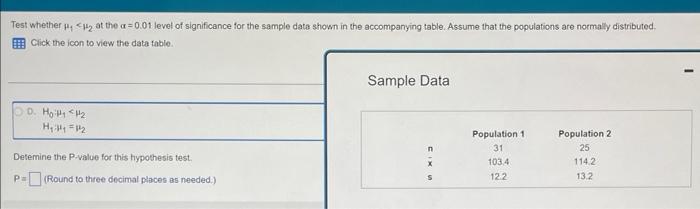 Solved Test whether Mu1