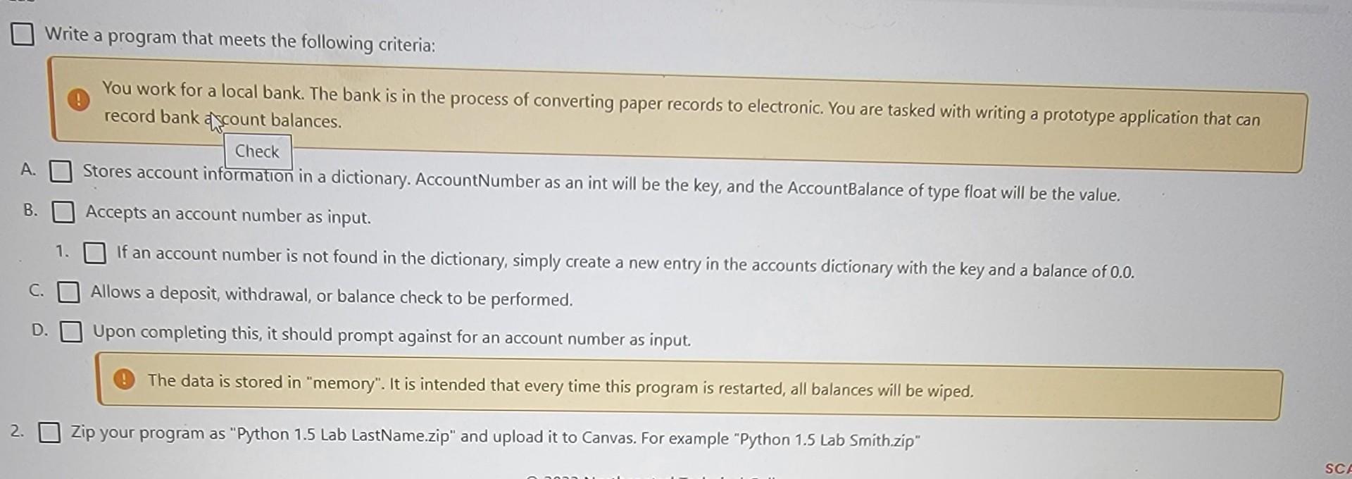 Solved Write a program that meets the following criteria: | Chegg.com