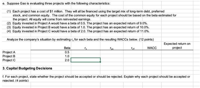 Solved The stock of Gao Computing sells for $50, and last | Chegg.com