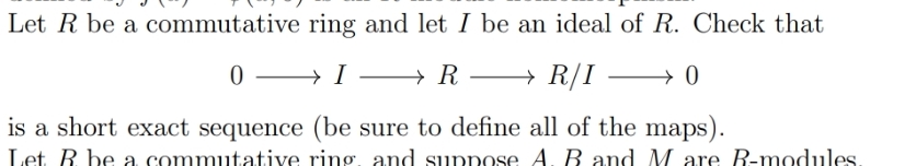 Solved Let R ﻿be a commutative ring and let I be an ideal of | Chegg.com