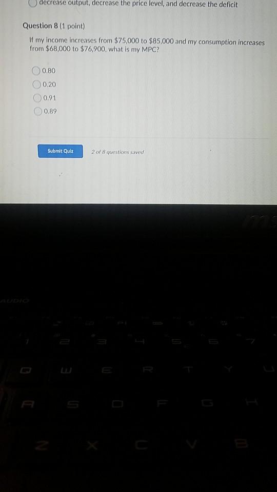 Solved decrease output, decrease the price level, and | Chegg.com