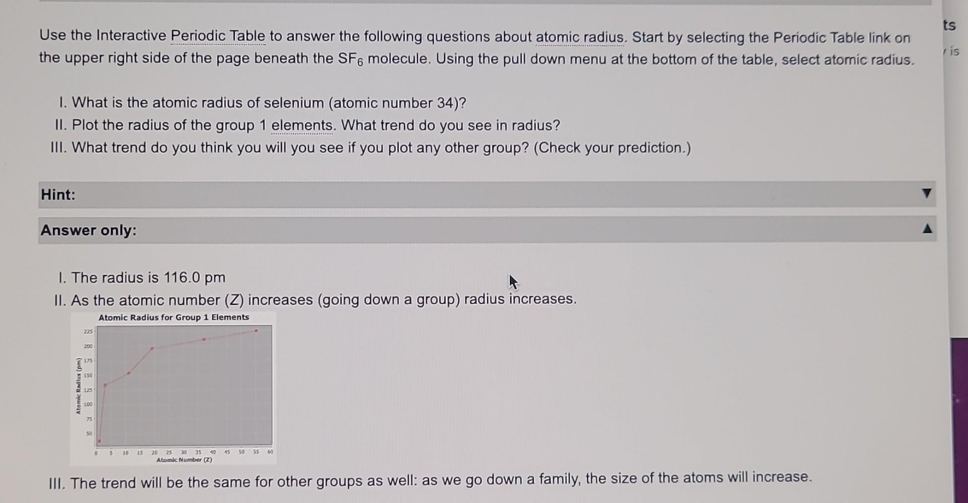 Solved the answer are shown for I. II and III. I just need | Chegg.com