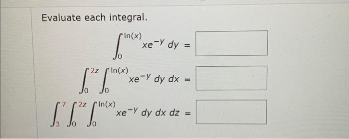 Solved Evaluate each integral. | Chegg.com