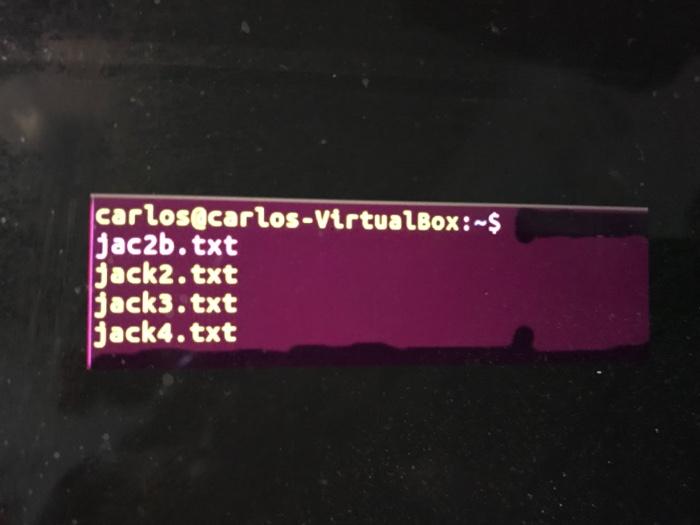 Solved carlos@carlos-VirtualBox:-$ 748 ls / 749 ls -d *11WC | Chegg.com