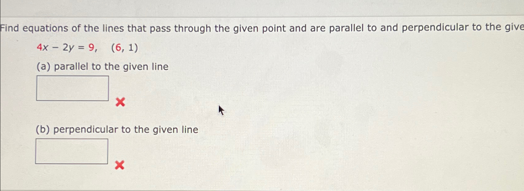 Solved Find equations of the lines that pass through the | Chegg.com
