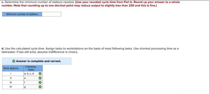 Solved e. Compute the percent idle time and percent | Chegg.com