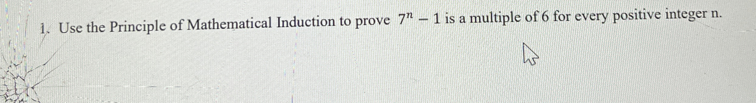 Solved Use the Principle of Mathematical Induction to prove | Chegg.com