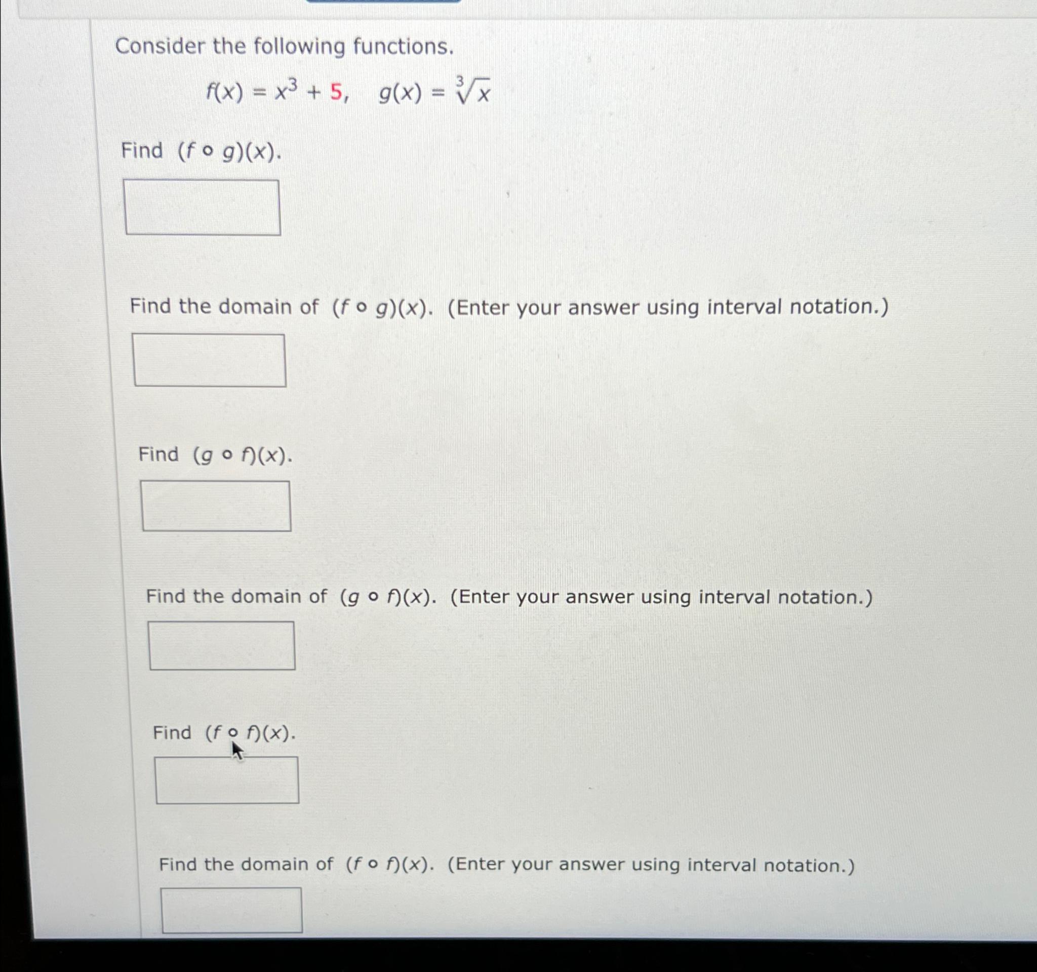 Solved Consider the following | Chegg.com
