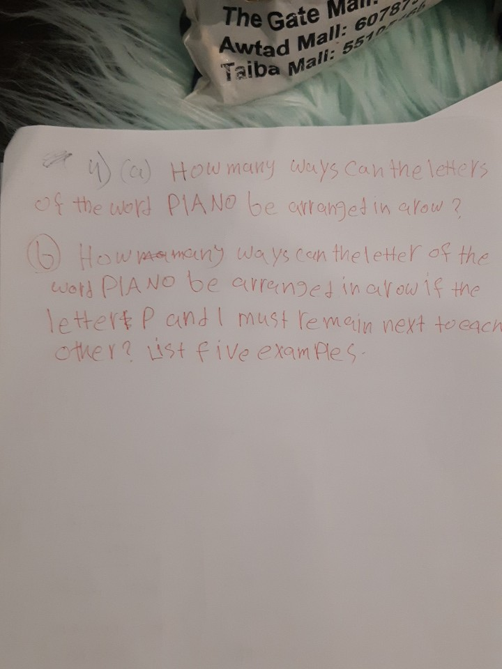 Solved Taiba Mall: 5510-6 The Gate Awtad Mall: 6078 : 2 0 C) | Chegg.com