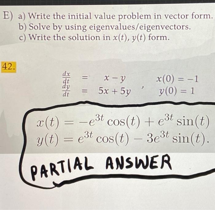Solved Please solve part A B and C for the problem in the | Chegg.com