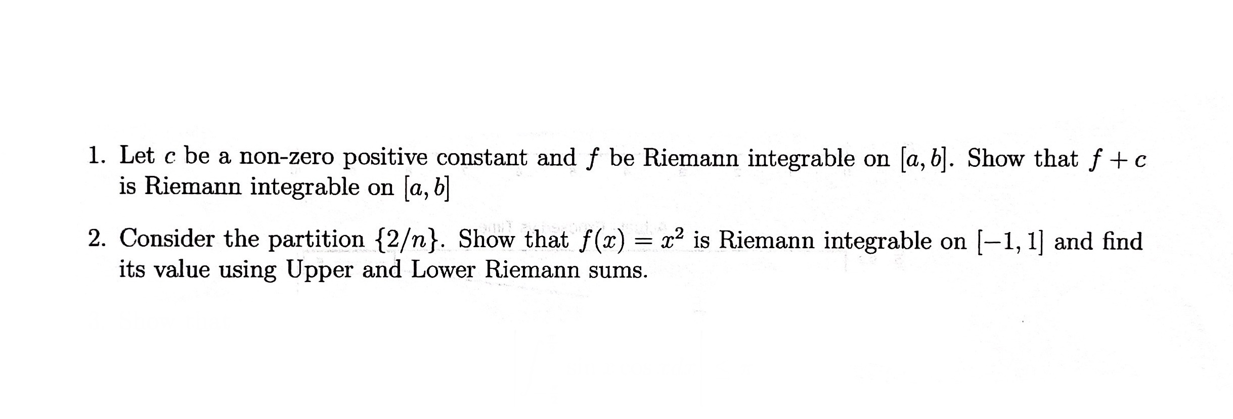 Solved Let c ﻿be a non-zero positive constant and f ﻿be | Chegg.com