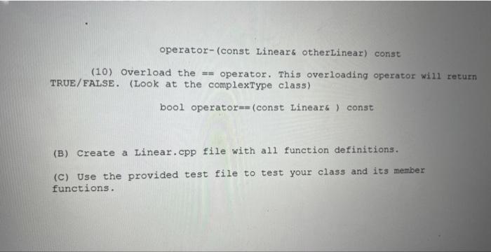 Recall that a linear equation is an equation of the | Chegg.com