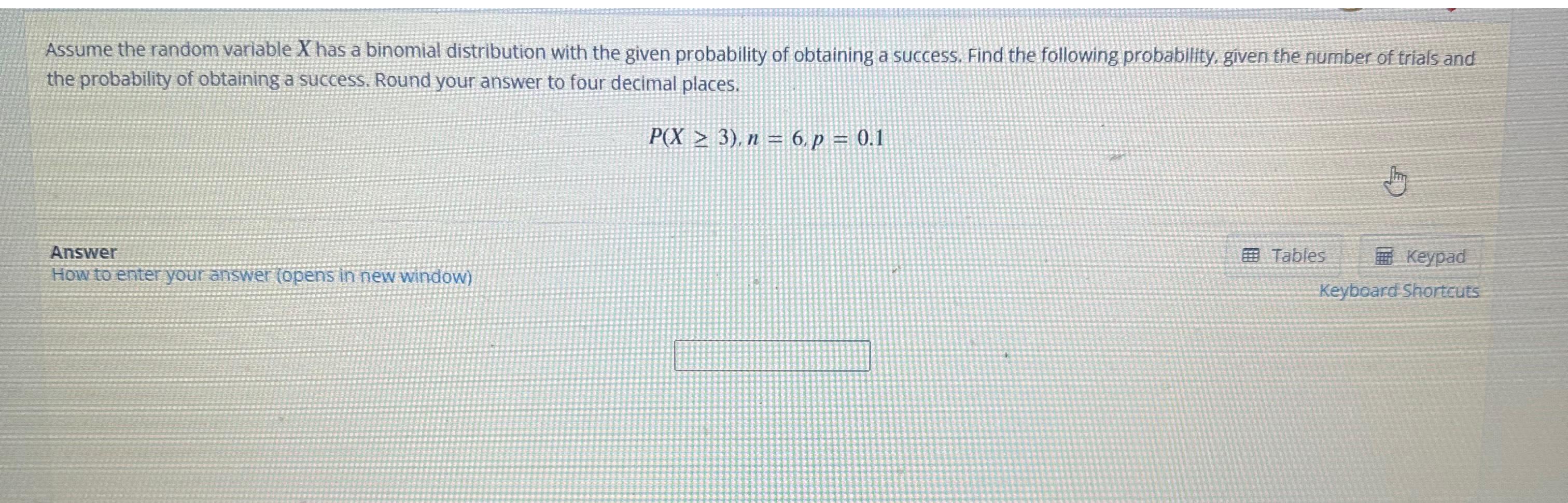 Solved Assume the random variable x ﻿has a binomial | Chegg.com