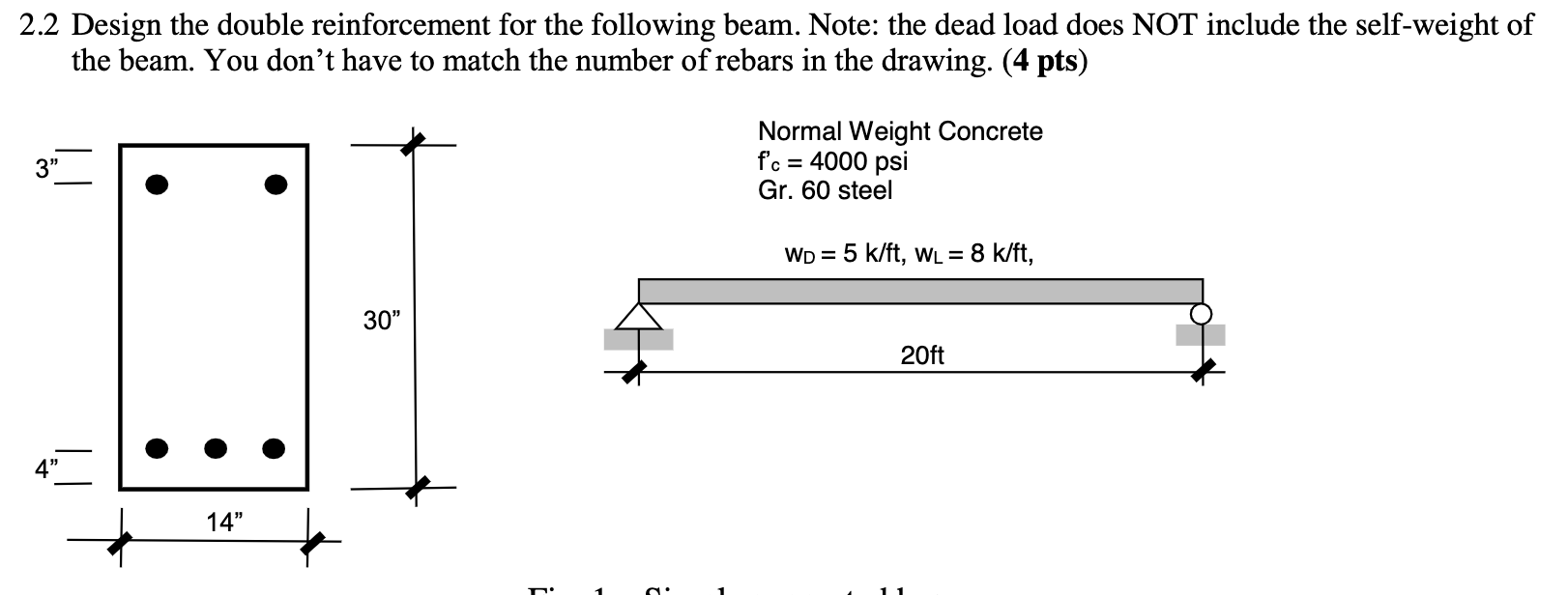 Solved Subject: Civil Engineering concrete reinforcement | Chegg.com