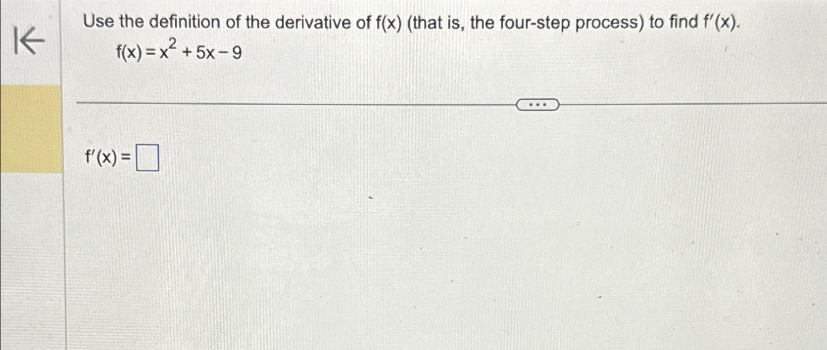 Solved Use the definition of the derivative of f(x) (that | Chegg.com