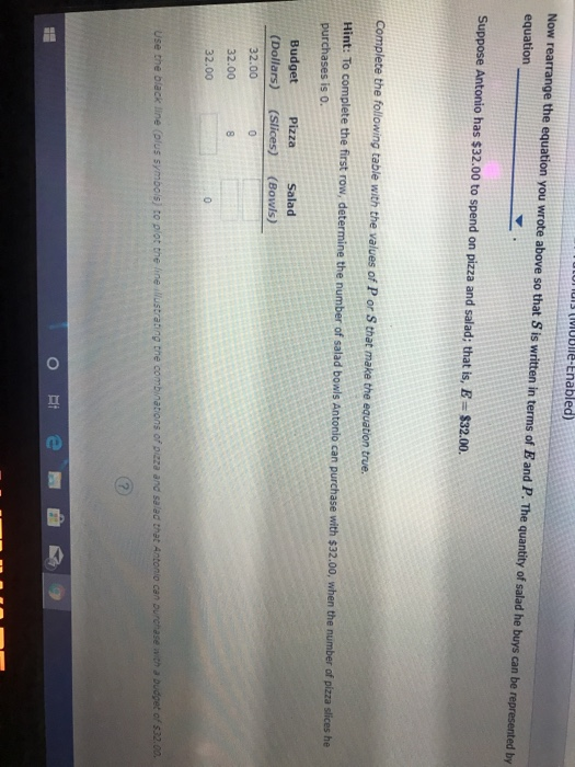 Solved Math and Graphing Assessment with Tutorials | Chegg.com