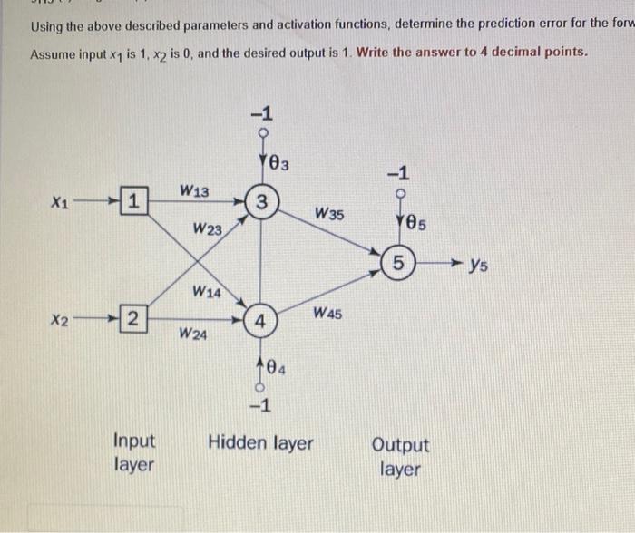 Solved Conslder a multilayer neural network with a list of | Chegg.com
