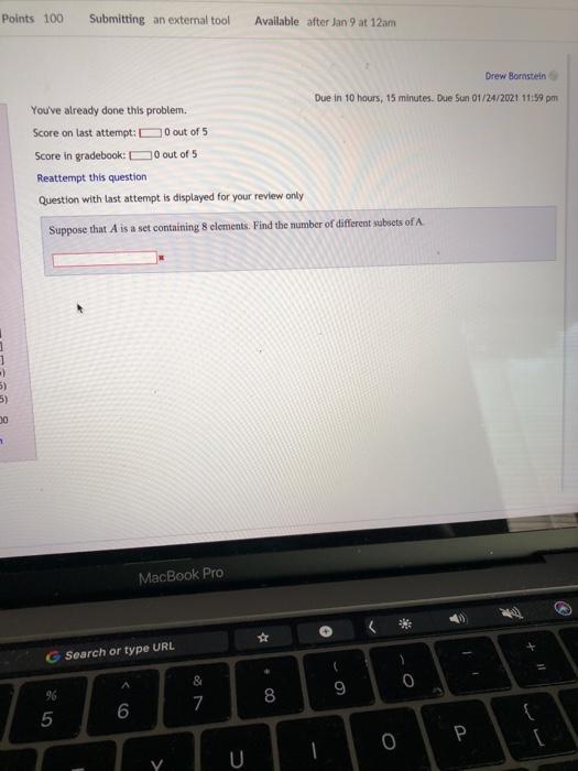 Solved Points 100 Submitting an external tool Available | Chegg.com