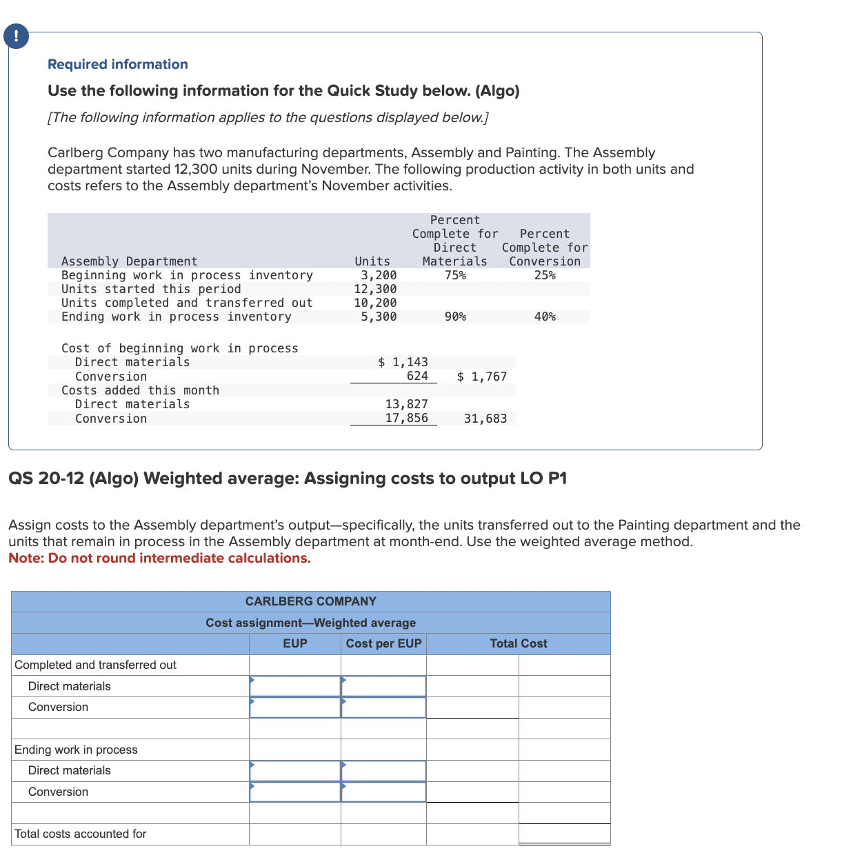 Solved Required informationUse the following information for | Chegg.com
