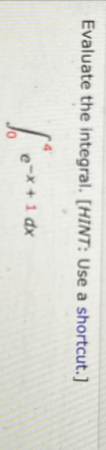 Solved Evaluate the integral. [HINT: Use a | Chegg.com
