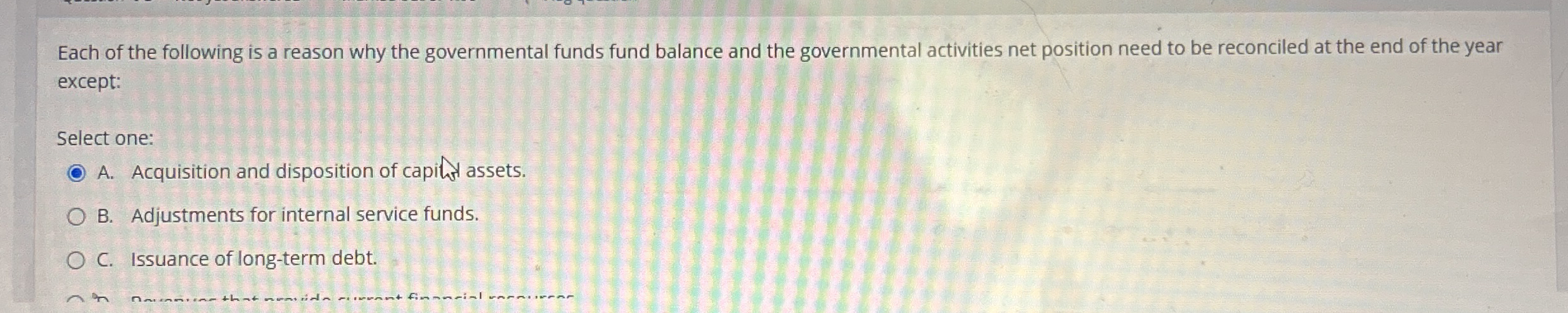 Solved Each of the following is a reason why the | Chegg.com