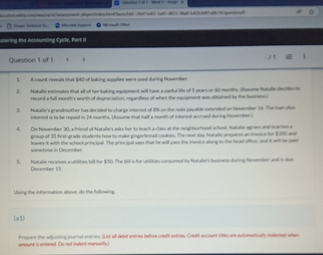 Solved Alex galeano examine a balance sheet and an income | Chegg.com