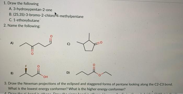 Solved Draw the | Chegg.com