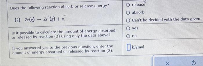 Solved Consider the following data for zirconium: You may | Chegg.com