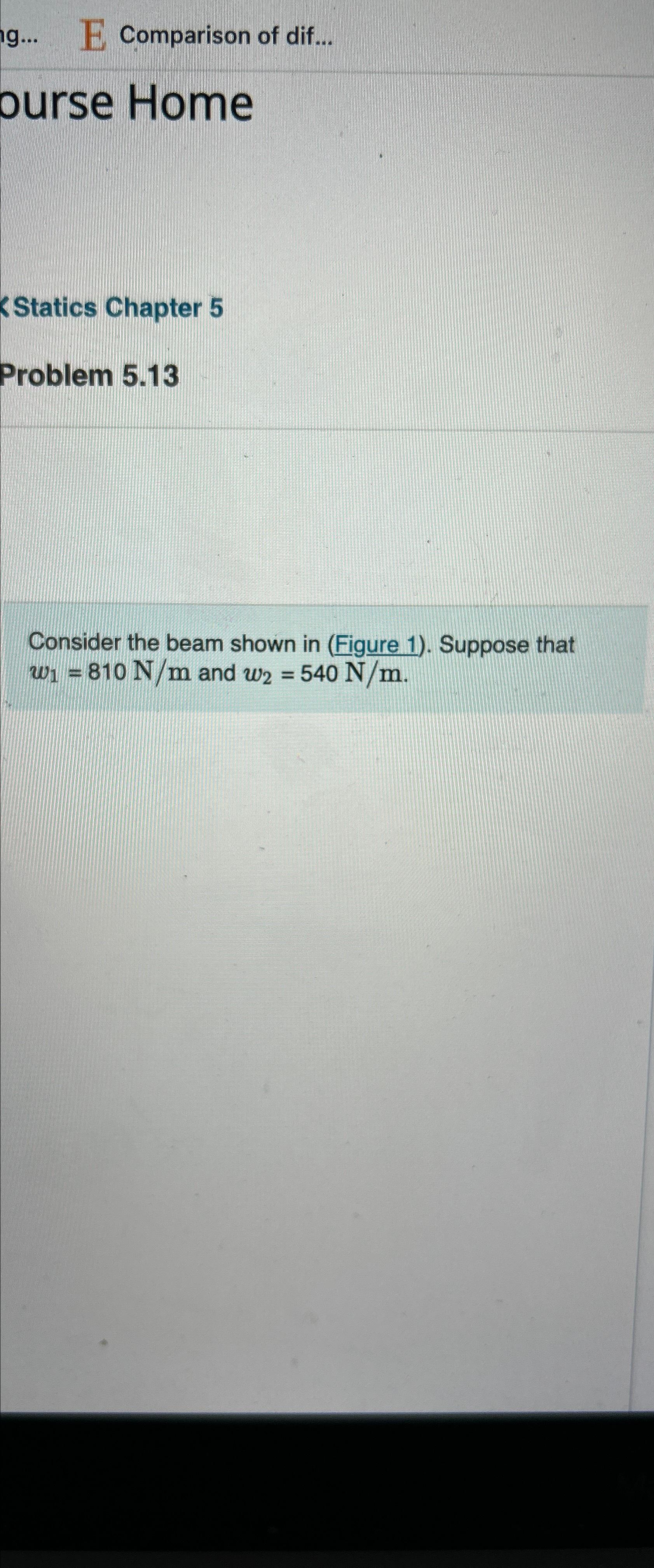 g... , ﻿E Comparison of dif...ourse HomeStatics | Chegg.com