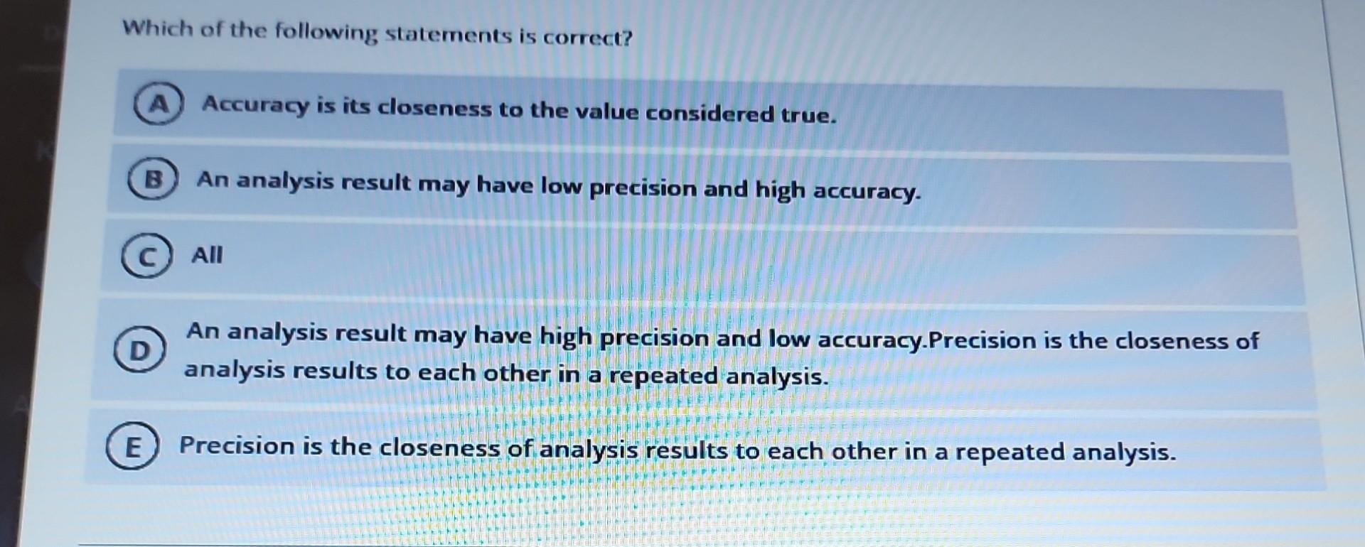 Solved Which of the following statements is correct? | Chegg.com