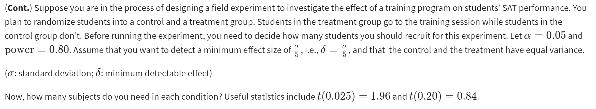 Solved (Cont.) ﻿Suppose you are in the process of designing | Chegg.com