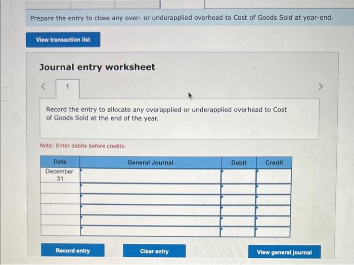 Solved Problem 15-5A (Algo) Computing and applying overhead | Chegg.com
