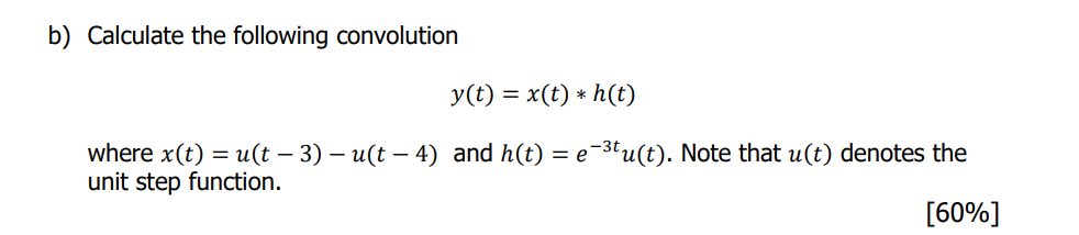 Solved b) ﻿Calculate the following | Chegg.com