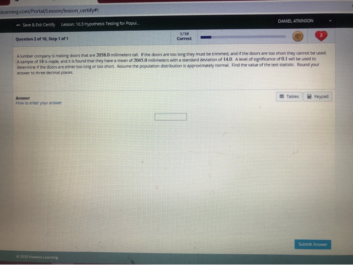 Solved Learning.com/Portal/Lesson/lesson certify! - Save & | Chegg.com