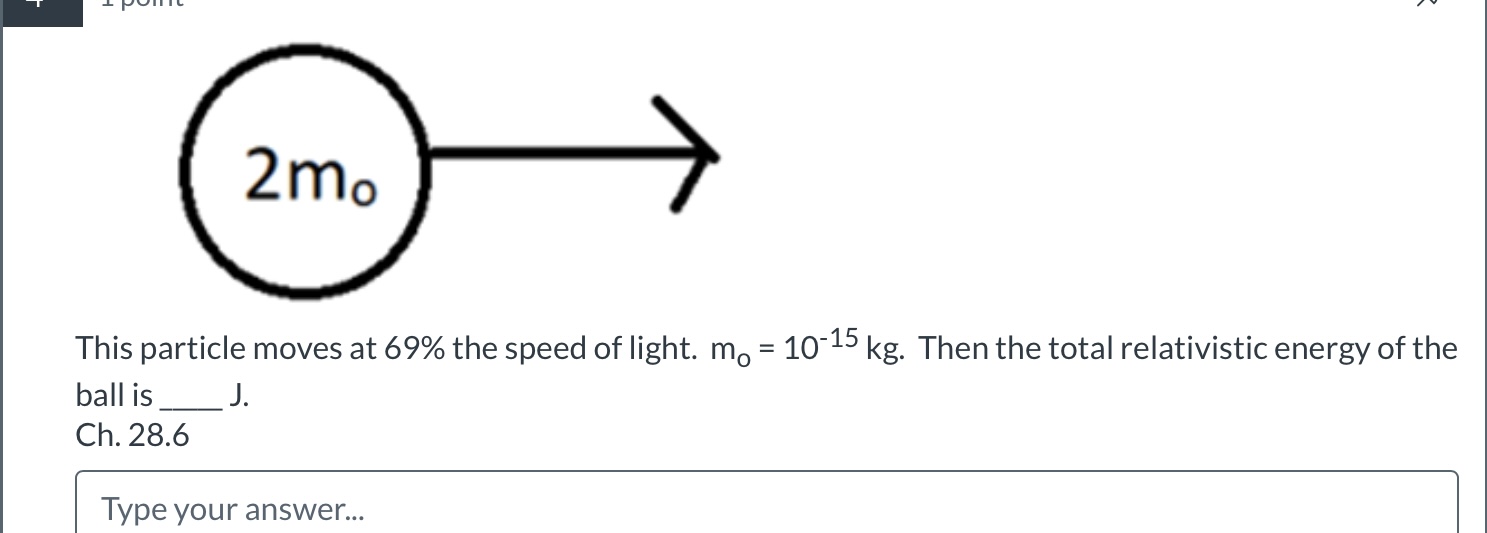 Solved This particle moves at 69% ﻿the speed of light. | Chegg.com