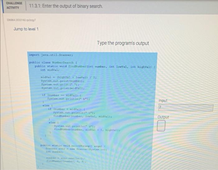 Solved CHALLENGE ACTIVITY 11.3.1: Enter the output of binary | Chegg.com